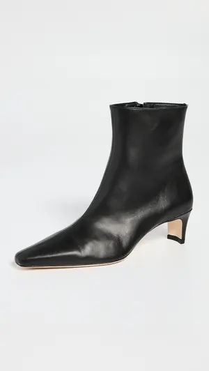 Staud Wally Ankle Boots - Black