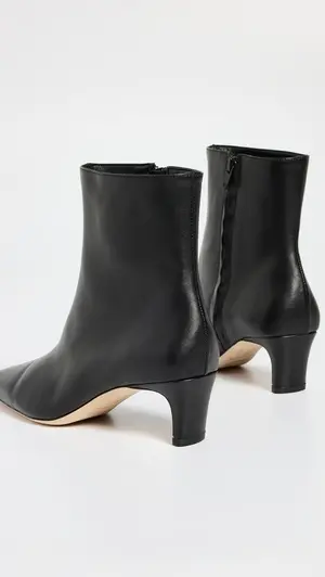 Staud Wally Ankle Boots - Black