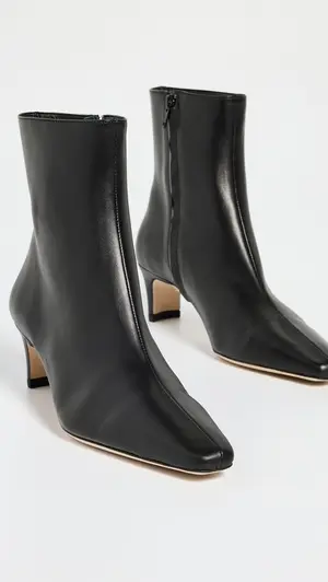 Staud Wally Ankle Boots - Black