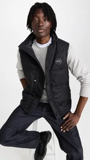 Canada Goose Garson Wool Vest - Carbon Mel