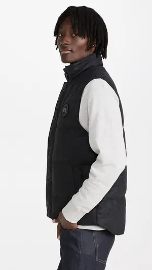 Canada Goose Garson Wool Vest - Carbon Mel