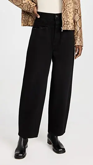 Khaite Preen Denim Pants - Wilcox | Editorialist