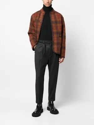 WHITE MOUNTAINEERING Cropped Tapered-leg Trousers