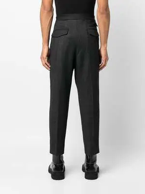 WHITE MOUNTAINEERING Cropped Tapered-leg Trousers