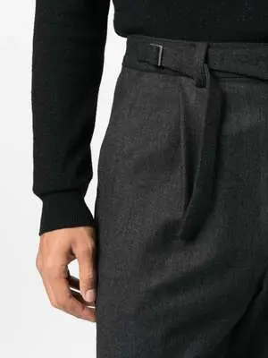 WHITE MOUNTAINEERING Cropped Tapered-leg Trousers