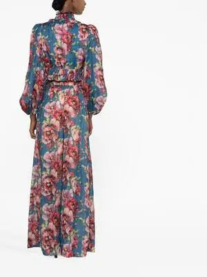 Zimmermann High Tide Cropped Blouse