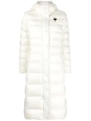 BLAUER. Padded-design Hooded Coat