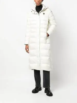 BLAUER. Padded-design Hooded Coat