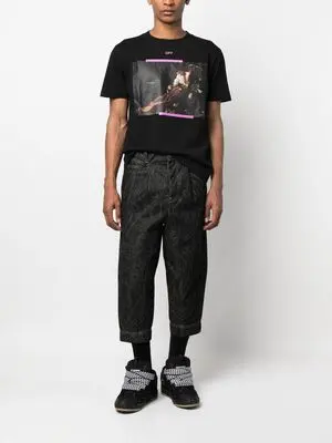 Off-White Arrows-motif Short-sleeved T-shirt - Black