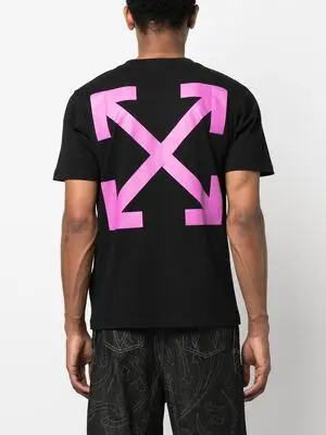 Off-White Arrows-motif Short-sleeved T-shirt - Black