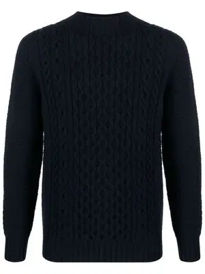 DRUMOHR Cable-knit Crew-neck Jumper