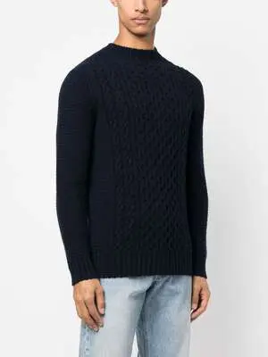 DRUMOHR Cable-knit Crew-neck Jumper