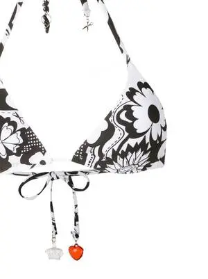AMIR SLAMA Floral-print Bikini Set