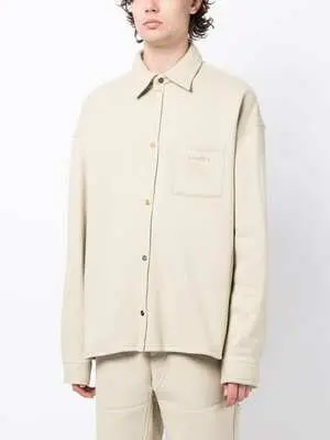 Buscemi Logo-lettering Sweat Overshirt