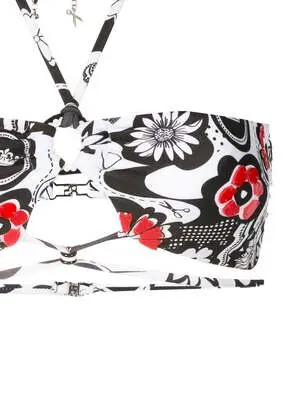 AMIR SLAMA Floral-print Bikini Set