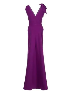 BAMBAH Marianne Bow Detail Gown