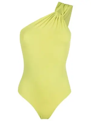 CLUBE BOSSA One-shoulder One Piece Swimsuit - Green