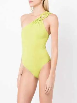 CLUBE BOSSA One-shoulder One Piece Swimsuit - Green