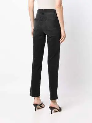 Spanx High-rise Slim-cut Jeans