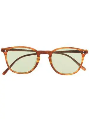 Oliver Spencer Tortoiseshell Round Sunglasses