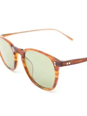 Oliver Spencer Tortoiseshell Round Sunglasses