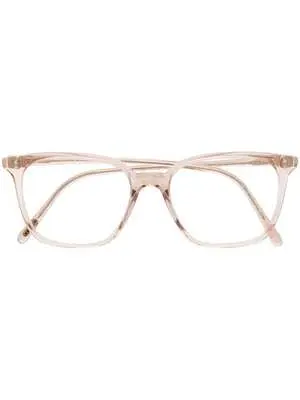Oliver Spencer Rasey Square-frame Glasses - Pink