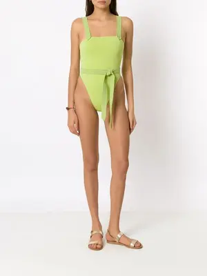 CLUBE BOSSA Cascari Tie-waist Swimsuit