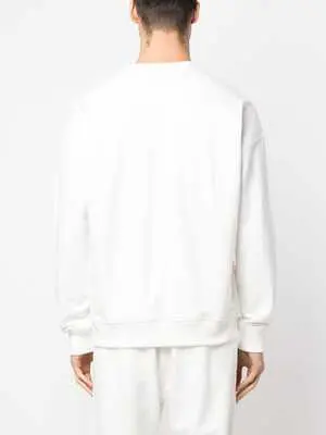 DIESEL® S-rob-doval-pj Cotton Sweatshirt - White