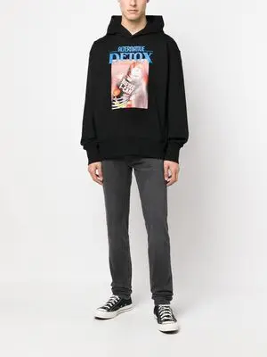 DIESEL® Logo Print Cotton Hoodie