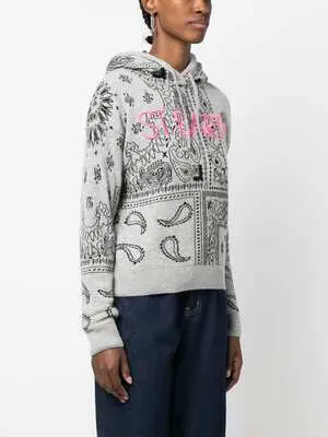 MC2 SAINT BARTH Paisley-print Pullover Hoodie