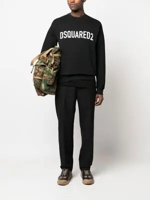 Dsquared2 Logo-print Crew-neck Sweatshirt
