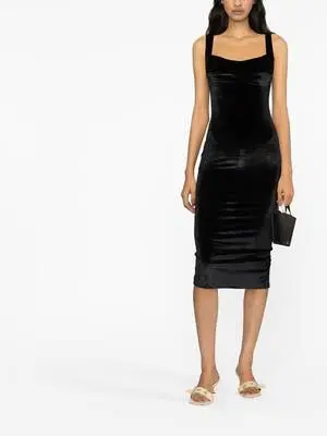 ATU BODY COUTURE Sleeveless Velvet Effect Dress