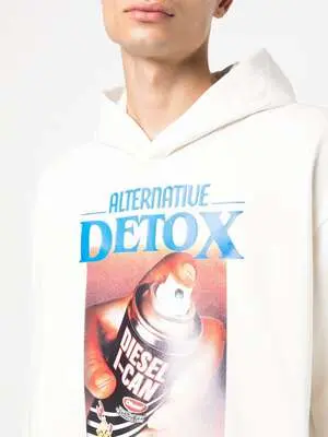 DIESEL® Cotton Alternative Detox Print Hoodie