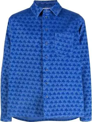 ERL All-over Logo Corduroy Shirt