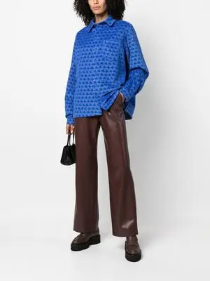 ERL All-over Logo Corduroy Shirt
