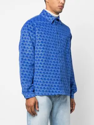 ERL All-over Logo Corduroy Shirt