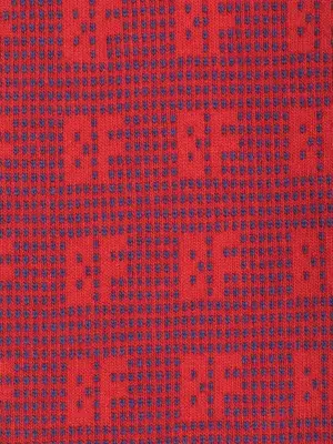 By Far Jacquard Grid Scarf