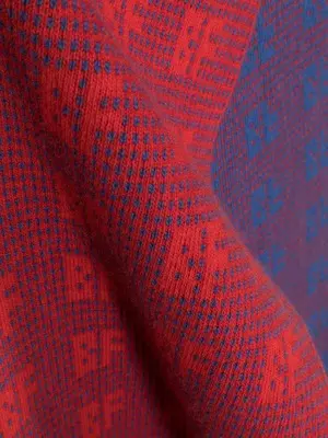 By Far Jacquard Grid Scarf