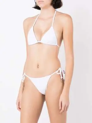 AMIR SLAMA Ribbed Triangle Bikini