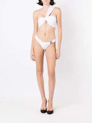 AMIR SLAMA Fine-ribbed One-shoulder Bikini