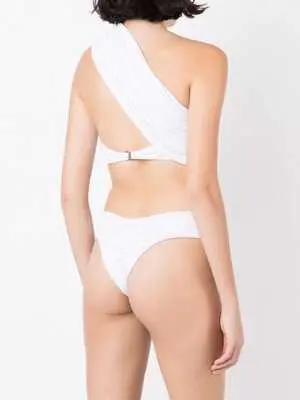 AMIR SLAMA Fine-ribbed One-shoulder Bikini