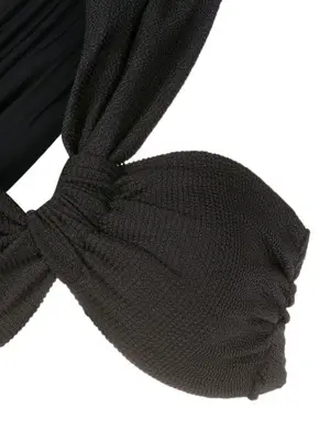 AMIR SLAMA Fine-ribbed One-shoulder Bikini