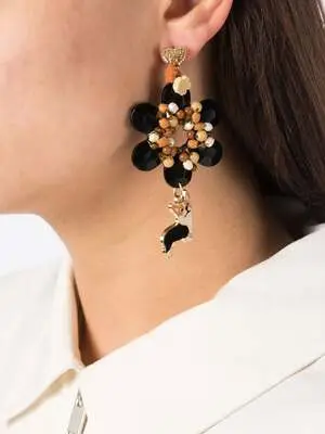 AMIR SLAMA Corgi Statement Drop Earrings