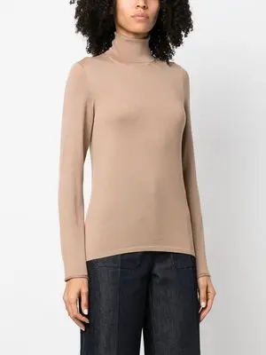LE TRICOT PERUGIA Long-sleeve Roll-neck Jumper - Neutrals