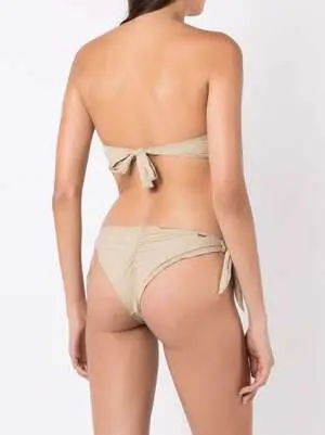 AMIR SLAMA Gathered Bandeau Bikini