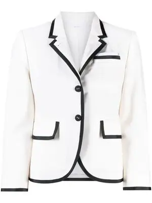 Women's Blazers with Grosgrain Trim