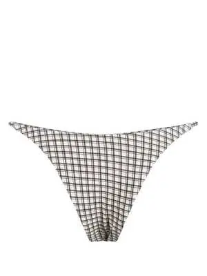 ST. AGNI X Ziah Rio Check Print Bikini Bottoms