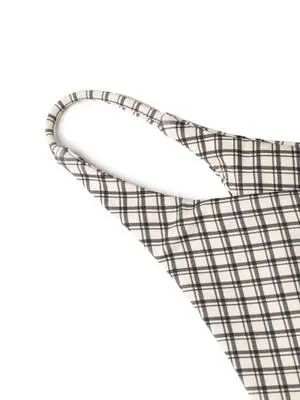 ST. AGNI X Ziah Rio Check Print Bikini Bottoms