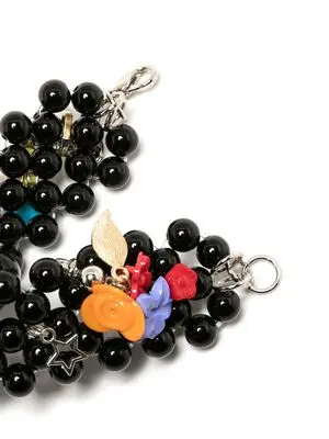 AMIR SLAMA Multi-charm Beaded Bracelet