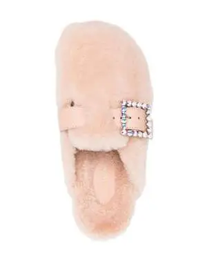 LE SILLA Rita Buckle-embellished Slippers